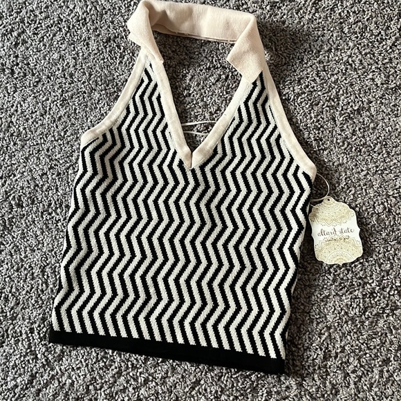 Tops | Altars State Collared Halter Top | Poshmark